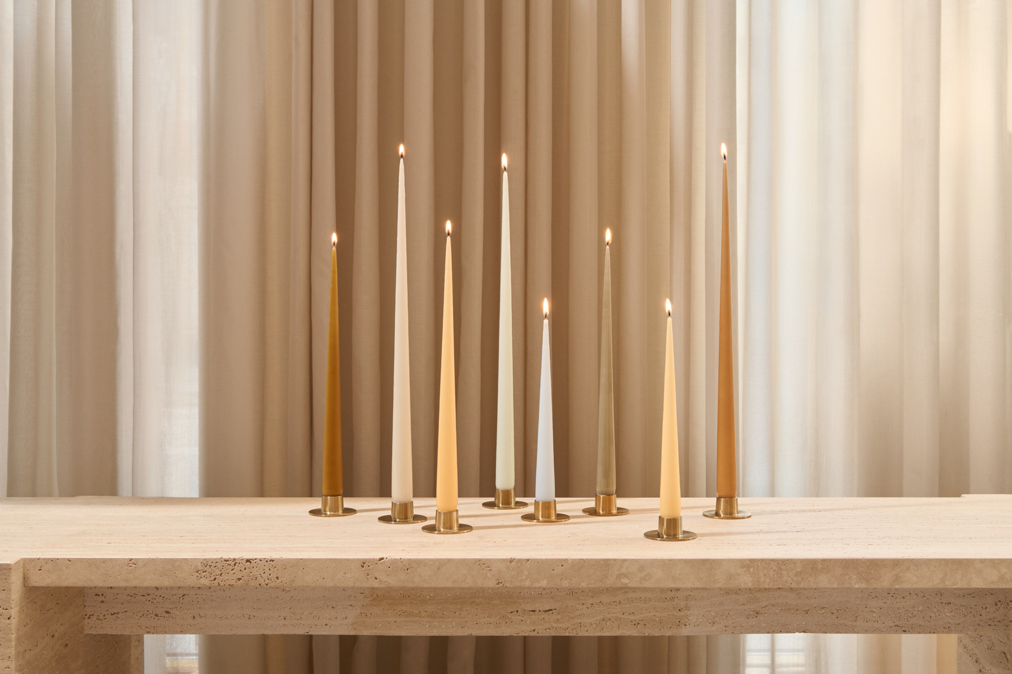 Taper candles