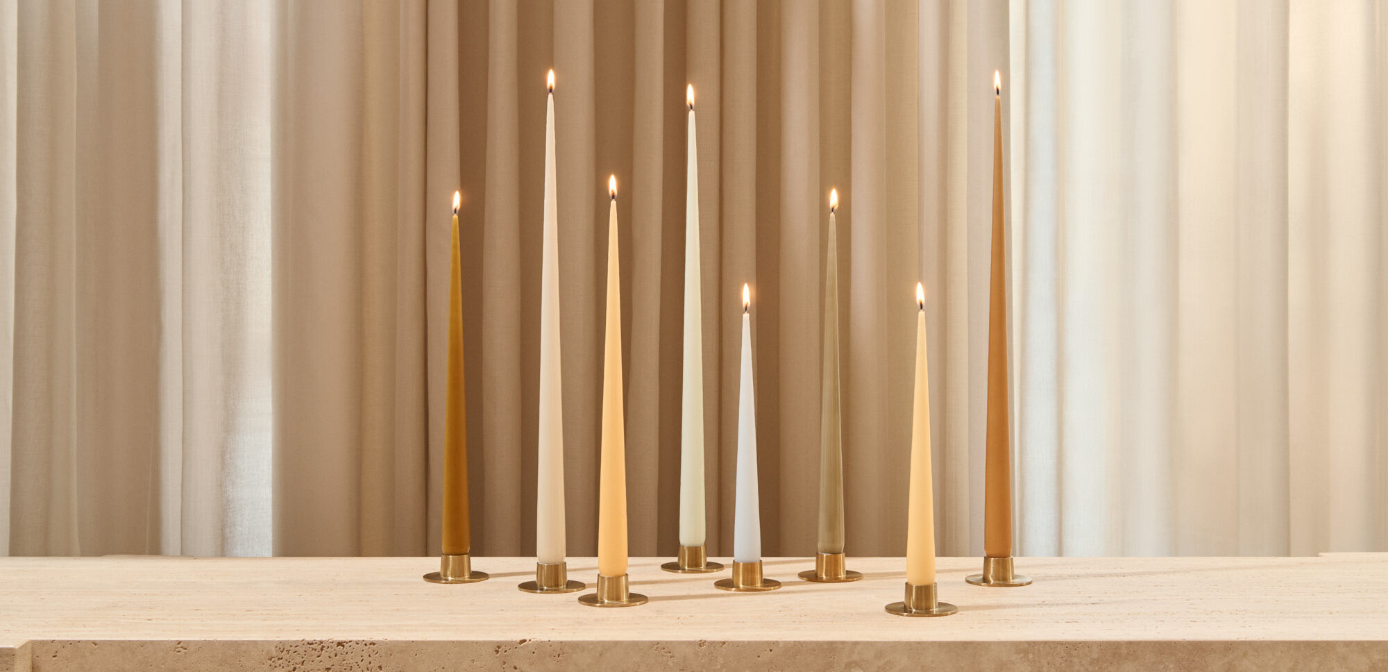 Taper candles