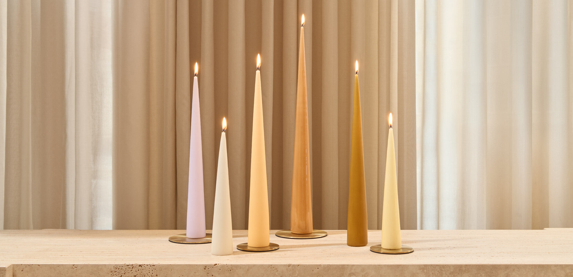 Cone candles
