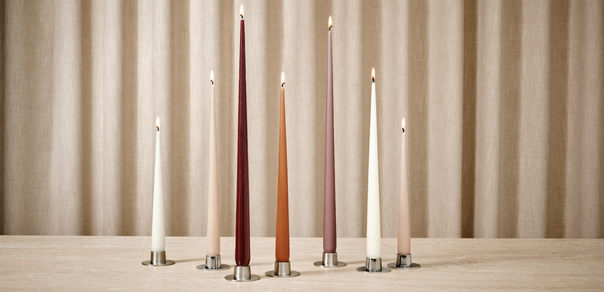 Taper candles