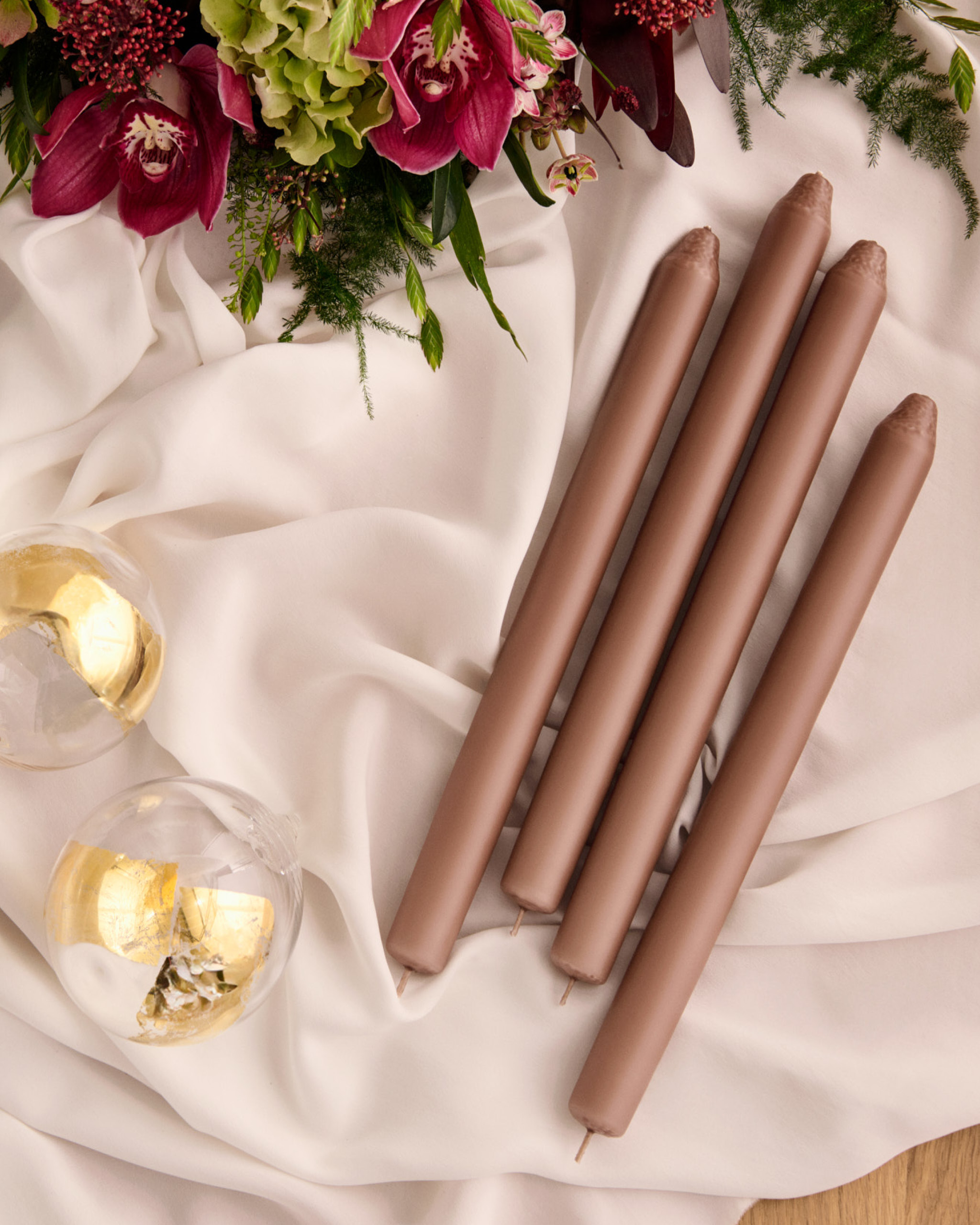 Cylindrical candles