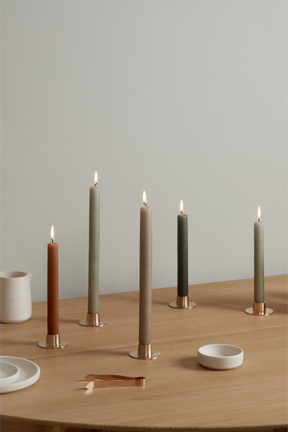 Cylindrical candles