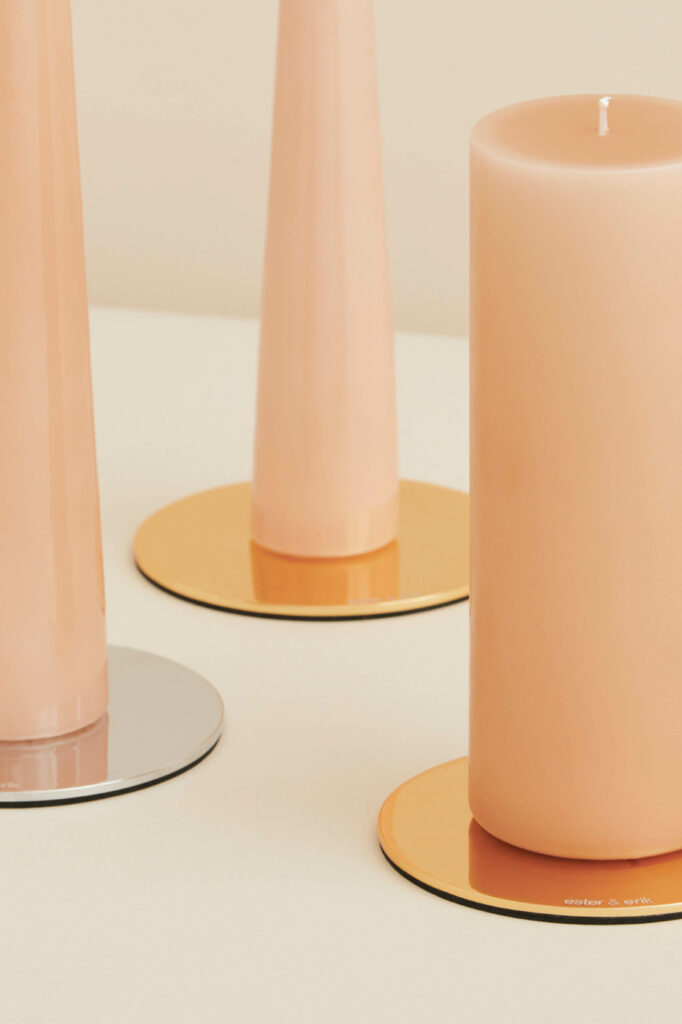 Cylindrical candles