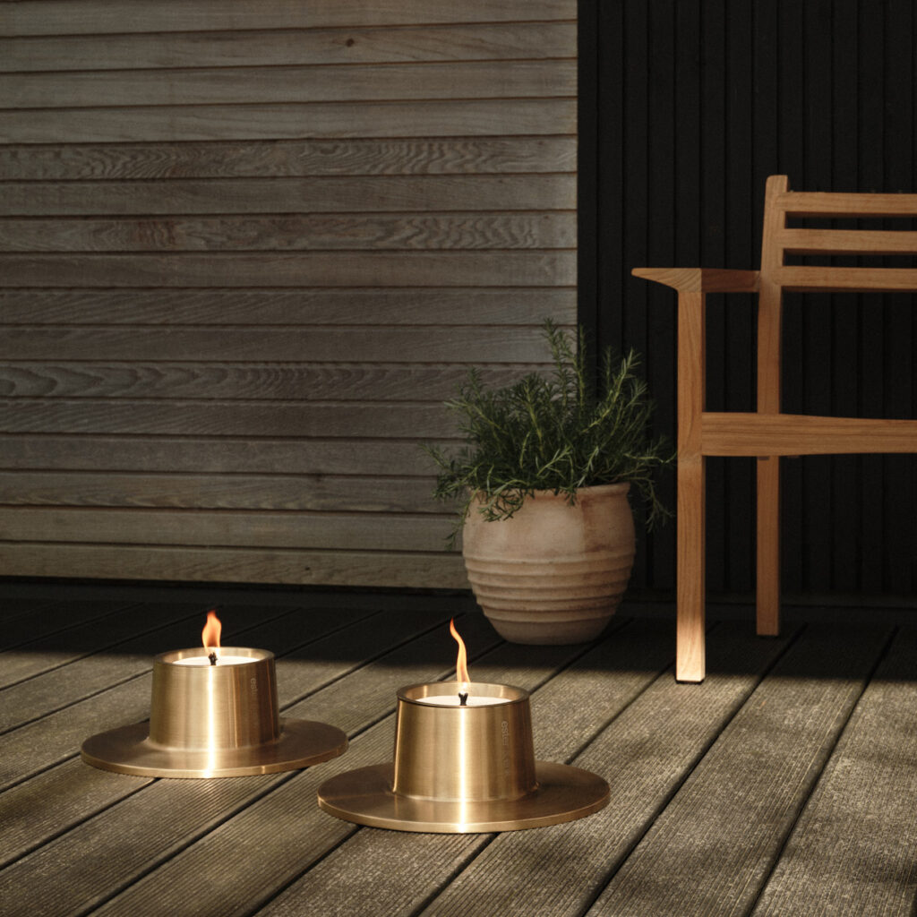 Outdoor candle holders